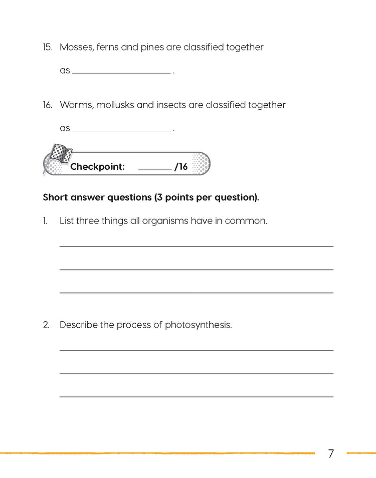 Next Generation Science – Review and Assessment Level 3 – Blue Ring ...