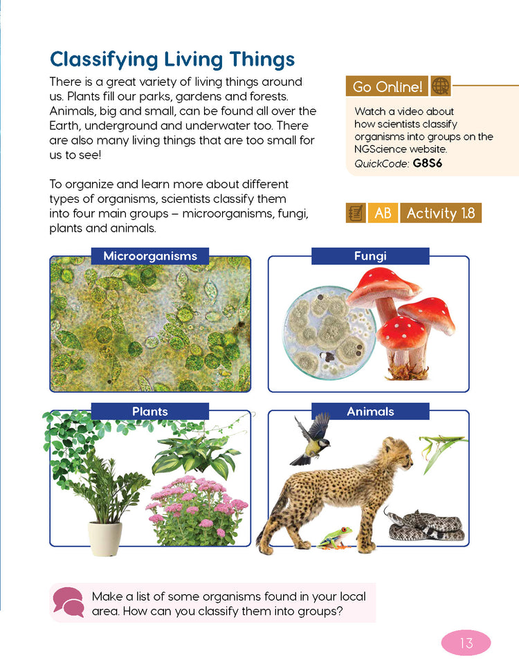 Next Generation Science Textbook – Grade 3, Book A – Blue Ring Education